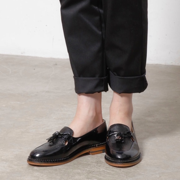 Ralph Lauren | Shoes | British Style Patent Loafer Preppy Animal Print ...
